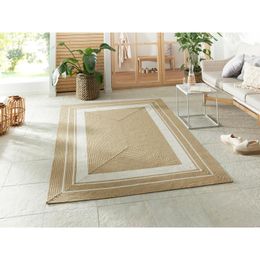 Hanse Home Teppich &raquo;Trenzado&laquo; rechteckig 10 mm H&ouml;he In- & Outdoor, Handmade-Look, L&auml;ufer, Wetterfest, Balkon, Wohnzimmer beige Polypropylen B : 80cm 1