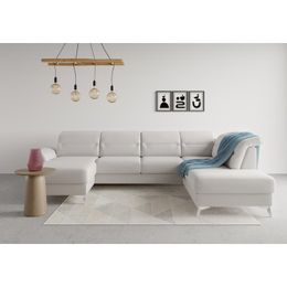 Sit & More sit&more Wohnlandschaft &raquo;Sinatra U-Form&laquo; optional mit Kopfteilverstellung und Armteilfunktion etc. silber 98% Polyester, 2% Polyamid B/H/T: 326cm x 