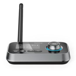 Hama Bluetooth-Adapter &raquo;Bluetooth-Adapter Audio (Sender und Empf&auml;nger, f&uuml;r HiFi, TV, Beamer)&laquo; schwarz Kunststoff Automatische Bluetooth-Verbindung: Ger&auml;te 