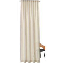 Sch&ouml;ner Wohnen Kollektion SCH&Ouml;NER WOHNEN-Kollektion Vorhang &raquo;Breeze&laquo; verdeckte Schlaufen 1 Stk. tlg. beige Leinen, Polyester, Viskose 250cm, verdeckte Schlaufen, 125cm
