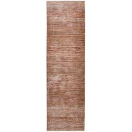 Gino Falcone Teppich &raquo;Corduletta UNI&laquo; rechteckig 10 mm H&ouml;he Kurzflor, meliert, moderne Cord Struktur, mit Fransen braun Polypropylen B : 80cm 1 Stk., 10mm, L: 