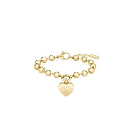 Lacoste Damen Armkette &raquo;LOVE MY CROC&laquo; gold 20cm, Edelstahl