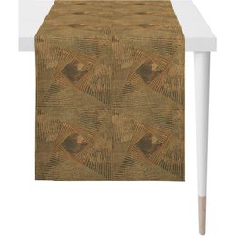 Apelt Tischl&auml;ufer &raquo;1307 Loft Style, Jacquard&laquo; Fleckschutz gelb Polyester, Viskose B/L: 43cm x 135cm, 1 Stk., rechteckig