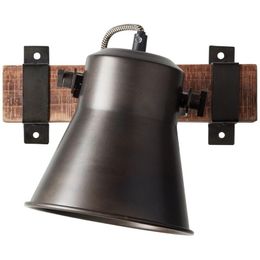 Brilliant Wandstrahler &raquo;Plow&laquo; E27 1 Stk. Wandspot schwarz 1, H: 25cm, 1 Stk.