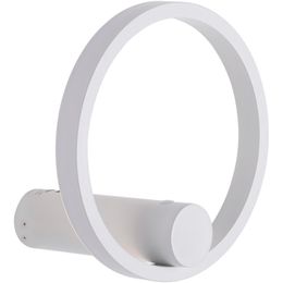 JUST LIGHT LED Wandleuchte &raquo;ARCHIE&laquo; LED-Board 1 Stk. Warmwei&szlig; Dimmbar, IR-FB, Memoryfunktion, USB-Kabel 1, &Oslash; 22cm H: 22cm, 1 Stk.