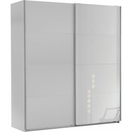 wimex Schwebet&uuml;renschrank &raquo;Easy&laquo; mit Teilglas wei&szlig; B/H/T: 135cm x 210cm x 65cm, T&uuml;ren: 2 Stk.