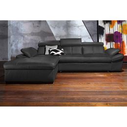 exxpo - sofa fashion Ecksofa &raquo;Salerno, Funktionssofa, Breite 280cm, hoher Sitzkomfort, L-Form&laquo; inkl. Kopf- und Armteilverstellung, wahlweise mit 
