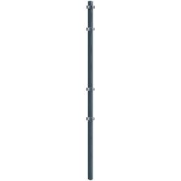 Arvotec Eckpfosten &raquo;ESSENTIAL 160&laquo; 4x4x220 cm f&uuml;r Mattenh&ouml;he 160 cm, zum Einbetonieren grau Edelstahl, Kunststoff 1 Stk., 220cm