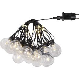 Parforce Traditional Hunting LED-Lichterkette &raquo;Bolla&laquo; 60 Stk.-flammig Kunststoff, L&auml;nge ca. 5,3 m + 5 m Zuleitung, Trafo, outdoor transparent Dioden 60 Stk. Flammen 60 Stk., 