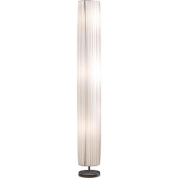 Salesfever Stehlampe &raquo;Leah&laquo; E27 1 Stk. Plissee Lampenschirm aus Latex wei&szlig; 3, &Oslash; 20cm H: 160cm, 1 Stk.