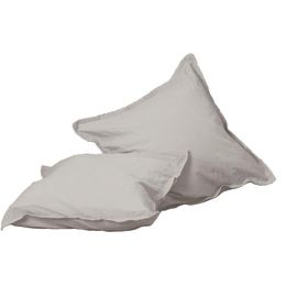 Primera Kissenbez&uuml;ge &raquo;Kissenbez&uuml;ge &raquo;Stone Washed&laquo;, (2 St&uuml;ck)&laquo; mit Stone-Washed Optik beige Renforc&eacute;, Obermaterial: 100% Baumwolle B/L: 80cm x 80cm, 2 Stk., 
