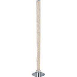 REALITY LEUCHTEN LED Stehlampe &raquo;EMILA&laquo; LED-Board 1 Stk. Warmwei&szlig; mit RGBW Farbwechsel, dimmbar &uuml;ber Fernbedienung, Fu&szlig;schalter grau 1, &Oslash; 18cm H: 104cm