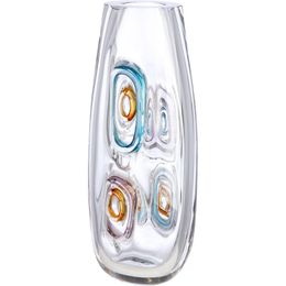 Gilde Tischvase &raquo;Vase schlank Maledivia&laquo; Glas B/H/T: 15cm x 39,5cm x 14cm