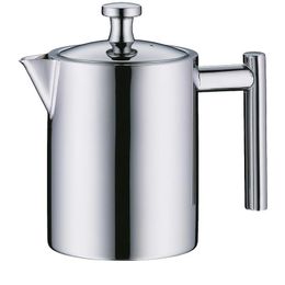 Alfi Teekanne &raquo;TEA POT, Kanne aus Edelstahl&laquo; 0,6 l 1 Stk. tlg. intergrierter Teefilter f&uuml;r losen Tee, festsitzender Deckel silber Edelstahl 0,6 l