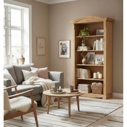 OTTO home Standregal &raquo;Anna, Regal, Aktenregal, B&uuml;cherregal&laquo; B/T/H: 96/37/188 cm, aus massiver Kiefer, Breite 96 cm, mit sch&ouml;nen Details und Fr&auml;sungen 