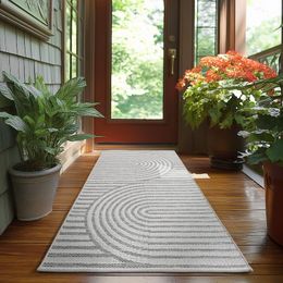 Ayyildiz Teppiche Outdoorteppich &raquo;DESERT 1301 , auch als L&auml;ufer und Rund erh&auml;ltlich&laquo; rechteckig 5 mm H&ouml;he In und Outdoor, pflegeleicht, Wohnzimmer, Aussenbereich grau 