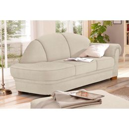 OTTO home Recamiere &raquo;Amrum&laquo; mit Federkern, Armteil links oder rechts beige Jacquard ( 100% Polyester );Struktur Blume (100% Polyester) B/H/T: 202cm x 