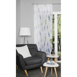 Home Wohnideen Gardine &raquo;PAOLO&laquo; Kr&auml;uselband 1 Stk. tlg. halbtransparent bunt Voile, Obermaterial: 100% Polyester 145cm, Kr&auml;uselband, 140cm