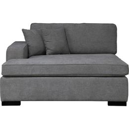 Home Affaire Sofaelement &raquo;Skara XXL&laquo; Modul XXL - zum eigenen Zusammenstellen, Armlehne links/rechts w&auml;hlbar grau 100% Polyester Struktur weich, links