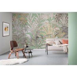 Komar Fototapete &raquo;Digitaldruck Vlies - Ciao Capri - Gr&ouml;&szlig;e 400 x 250 cm&laquo; bedruckt floral gebl&uuml;mt gemustert tropisch glatt Wohnzimmer, Schlafzimmer bunt Vlies