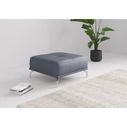 OTTO home Polsterhocker &raquo;Caluna&laquo; moderner Sitzhocker in hochwertiger Verarbeitung bunt B/H/T: 89cm x 45cm x 89cm, NaturLEDER , ohne Stauraum