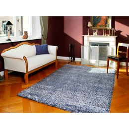 OCI DIE TEPPICHMARKE Hochflor-Teppich &raquo;Space Shaggy&laquo; rechteckig 50 mm H&ouml;he Langflor, Shaggy, alle R&auml;ume blau Kunstfaser B : 240cm 1 Stk., 50mm, L: 