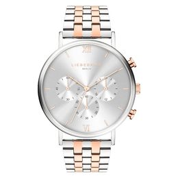 Liebeskind Berlin Damen Chronograph &raquo;Modern Chronograph&laquo; Quarzuhr, Armbanduhr, Damenuhr, Edelstahlarmband, analog Einheitsgr&ouml;&szlig;e