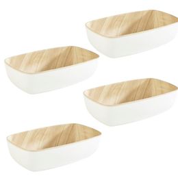 APS Dessertschale &raquo;Frida&laquo; 4 Stk. aus Melamin 17,6 x 10,8 cm wei&szlig; Melamin B/H/L: 17,6cm x 5,5cm