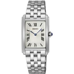 Seiko Damen Quarzuhr Armbanduhr, Damenuhr, Edelstahlarmband silber Einheitsgr&ouml;&szlig;e