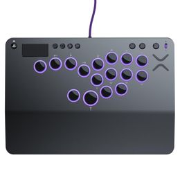 Turtle Beach Controller &raquo;Victrix Pro KO Fight Stick, PS&laquo; schwarz Anpassbare RGB-Lichtringe um die Tasten direkt am Stick oder am Victrix Control Hub