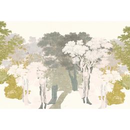 ARCHITECTS PAPER Fototapete &raquo;Atelier 47 Forest Blot 2&laquo; Wald glatt Vlies, Wand, Schr&auml;ge, Decke gr&uuml;n Vlies B/L: 4m x 2,7m