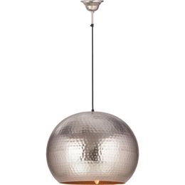 Kayoom H&auml;ngeleuchte &raquo;Fabricia&laquo; E27 1 Stk. Metall-H&auml;ngeleuchte im Industrial-Style, handgefertigt in Glockenform grau 1, &Oslash; 47cm H: 35cm, 1 Stk.