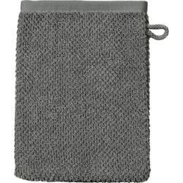 Ross Waschhandschuh &raquo;SELECTION&laquo; 100 % Bio-Baumwolle grau Frottier B/L: 16cmx21cm, 6 Stk.