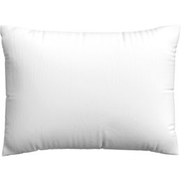 Schlafgut Kissenbezug &raquo;Premium Kissenbezug Woven Satin (1 St)&laquo; Ton-in-Ton Rei&szlig;verschluss, Fadendichte von 300tc, Uni, OEKO Tex wei&szlig; Mako-Satin, Obermaterial: 