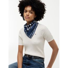Tommy Hilfiger Damen Modetuch &raquo;TOMMY SCRIPT SILK SQUARE&laquo; Einheitsgr&ouml;&szlig;e