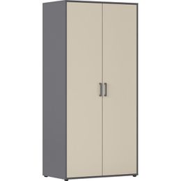 Rauch Kleiderschrank &raquo;VOYAGER Garderobe W&auml;scheschrank Schlafzimmer&laquo; in 3 verschiedenen Ausstattungen BASIC/CLASSIC/PREMIUM, mit 2 modernen 