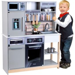 klein Spielk&uuml;che &raquo;Miele K&uuml;che Family&laquo; mit Licht- und Sound bunt Holz Einheitsgr&ouml;&szlig;e