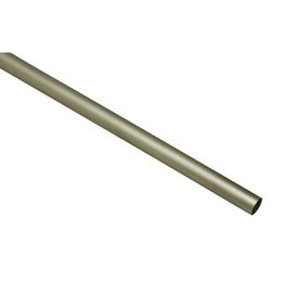 Gardinia Gardinenstange &raquo;Kira&laquo; &Oslash; 1,9 mm 1 l&auml;ufig-l&auml;ufig mit Bohren, verschraubt, Wandmontage, Metall beige Metall B/L: 1,9cm x 200cm &Oslash; 1,9mm, 1 Stk., 