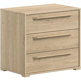 Vipack Schubkastenkommode &raquo;SAM mit 3 ger&auml;umigen Schubladen und viel Stauraum&laquo; (B/H/T ca. 67,7x61,7x43 cm) Schubladen mit Soft-Close, Pflegeleichte Oberfl&auml;che