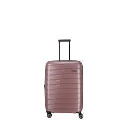 Travelite Herren Travelite Trolley &raquo;AIR BASE Reisekoffer Hartschale&laquo; 71 l 4 Rollen kratzresistenter Oberfl&auml;che und cleverer Innenaufteilung rosa B/H/T