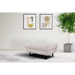 Home Affaire Polsterhocker &raquo;VEYRAS Sitzhocker, Ma&szlig;e B/T/H: 90/65/46 cm&laquo; mit Wellenunterfederung, passend zur Serie Veyras beige 100% Polyester B/H/T: 