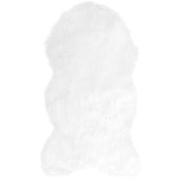 OTTO home Hochflor-Teppich &raquo;Valeria, Fellteppich, kuschelig, flauschig&laquo; fellf&ouml;rmig 60 mm H&ouml;he Kunstfell, weiche Teppiche, Wohnzimmer, Schlafzimmer, 