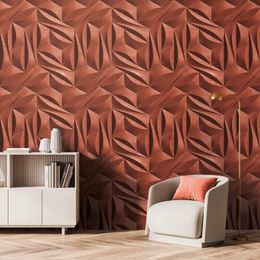 Livingwalls living walls Fototapete &raquo;Metropolitan Stories. Travel Styles. 3D-Tapete&laquo; gemustert matt neutral glatt Fototapete 3D-Effekt Grafisch Metallic-Effekt 