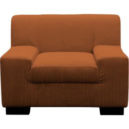 OTTO home Sessel &raquo;Faxe 101 x 85 cm, stabile Konstruktion&laquo; aus haustierfreundlichem Pet Friendly Cord braun 90% Polyester, 10% Nylon Cord, B/H/T: 101cm
