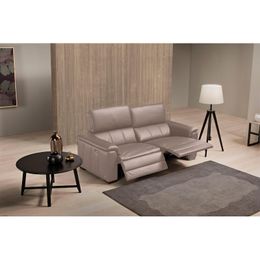 Egoitaliano 2,5-Sitzer &raquo;Capucine Breite 200cm, hoher Sitzkomfort&laquo; wahlweise mit elektrisch oder manuell verstellbarer Relaxfunktion beige B/H/T: 200cm x 99cm x 