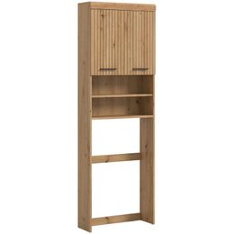 Welltime Waschmaschinenumbauschrank &raquo;SIENA, Breite 63cm, f&uuml;r Waschmaschine & Trockner, 2 T&uuml;ren, MDF-Front&laquo; TOPSELLER!, in verschiedenen Farben, 
