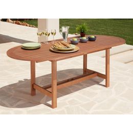 Merxx Gartentisch &raquo;Maracaibo&laquo; 90x210 cm braun B/H/T: 90cm x 75cm x 210cm