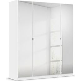 Rauch Dreht&uuml;renschrank &raquo;Reflect&laquo; mit Spiegelfront, inkl. praktischer Inneneinteilung wei&szlig; Holzwerkstoff B/H/T: 181cm x 210cm x 54cm