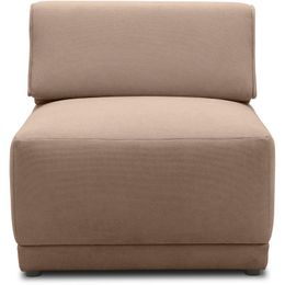 DOMO collection Sofaelement &raquo;800007&laquo; R&uuml;ckenkissen aufstellbar, unendlich erweiterbar braun 95% Polyester, 5%Polyamid Microfaser hochflorig, Mit 