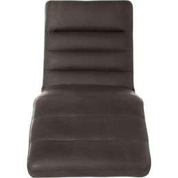 W.Schillig Relaxliege &raquo;daily dreams&laquo; Funktionsliege wahlweise mit Motor, Gestell matt, Breite 75 cm braun Longlife Xtra-Leder Z59: Glattleder mit 